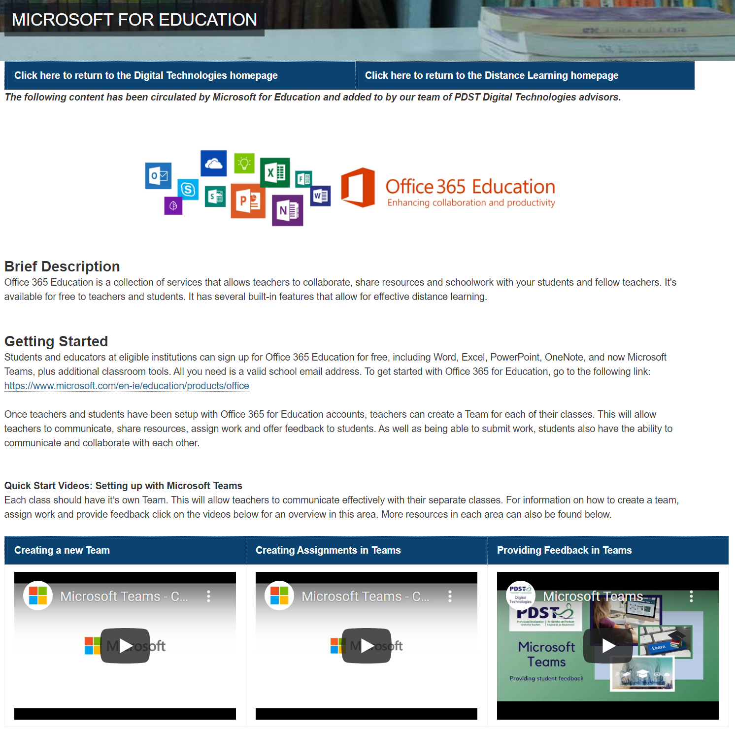 Microsoft Education: Resources and Research – Teachnet.ie